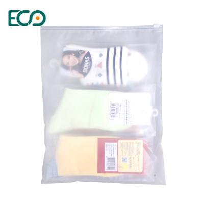Cina Recycle Garment Plastic Ziplock Bag  Matte Underwear Shipping Bag in vendita
