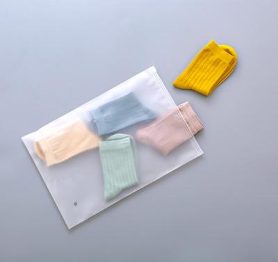 Cina Recycle Garment Plastic Ziplock Bag  Matte Underwear Shipping Bag in vendita