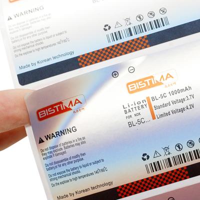 Cina Heat Sensitive Double Side Transparent Stickers Colorful Vinyl Label Sticker in vendita