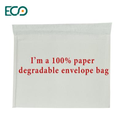 China Personalizes A4 A5 White Paper Kraft Honeycomb Shipping Envelope Biodegradable Bubble Air Wrap Mailer For Document for sale