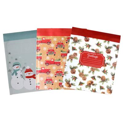 China Recyclable Kraft Paper Envelope Packaging Colored Cartoon Pattern Bubble Poly Mailer with Stock Size for sale