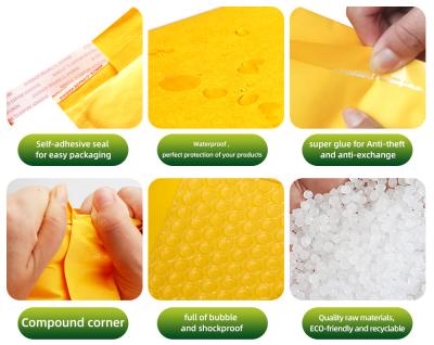 China Kraft Bubble Mailers Padded Mailing Envelopes Bubble Mailers Self Seal Heavy Duty Tear and Lightweight Padded Envelopes for sale