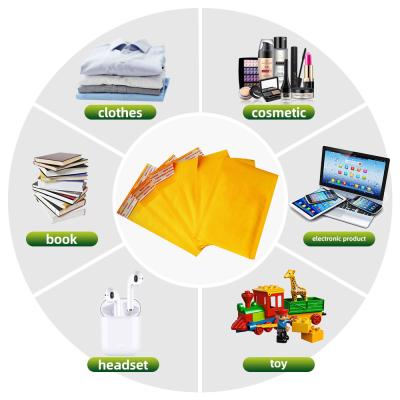 China Kraft Bubble Mailers Padded Mailing Envelopes Bubble Mailers Self Seal Heavy Duty Tear and Lightweight Padded Envelopes for sale