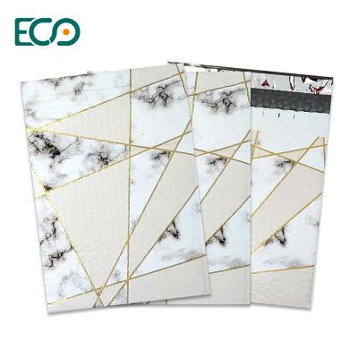 Cina New Design Marble Bubble Mailer Padded Envelopes Custom Polymailers with Factory Price in vendita