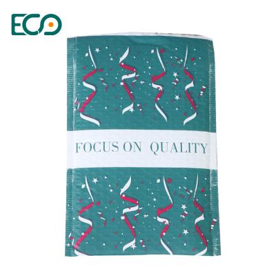 中国 Large Mailing Bags Printed Custom Mailing Envelopes Sakura Cherry Blossom Pink Poly Bubble Mailer with Leaf 販売のため