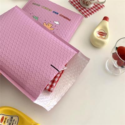 Cina Custom Printed Cartoon Design Purple Poly Bubble Mailers Mailing Bags For Clothing And Books in vendita