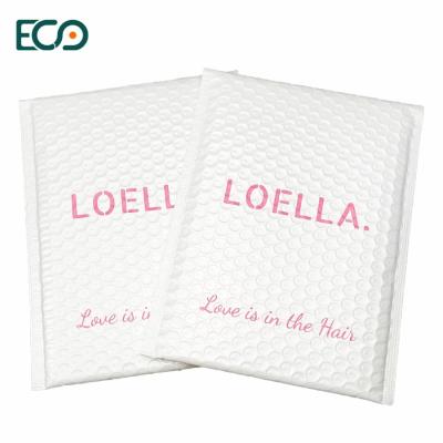 中国 Waterproof Logo Custom Matte White Bubble Poly Mailer Colored Padded Envelopes with Cheap Price 販売のため
