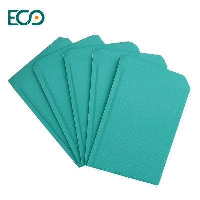 China Custom Printed Turquoise Bubble Mailer Bag Padded Shipping Mailer Compostable Small Big Envelop packaging Mailer for sale