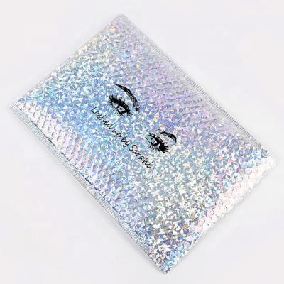 China Low Moq Metallic Poly Mailers Custom Logo Gold Bubble Mailers Yellow Gold Bubble Air  Wrap Envelope for sale