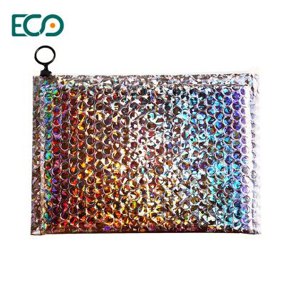 中国 Reusable 4x8 Small Zipper Ziplock Bubble Mailer Bubble Air Wrap Pouch with Jewelry 販売のため