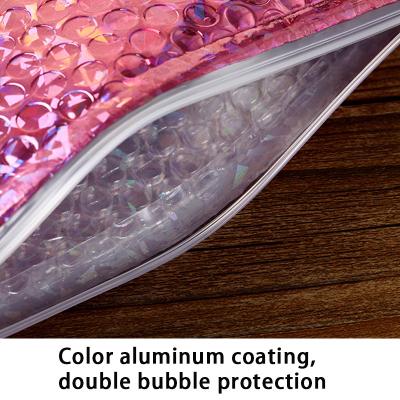中国 Reusable 4x8 Small Zipper Ziplock Bubble Mailer Bubble Air Wrap Pouch with Jewelry 販売のため