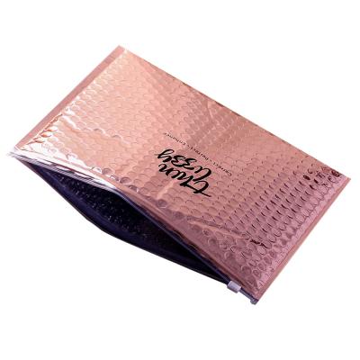 中国 Reusable 4x8 Small Zipper Ziplock Bubble Mailer Bubble Air Wrap Pouch with Jewelry 販売のため