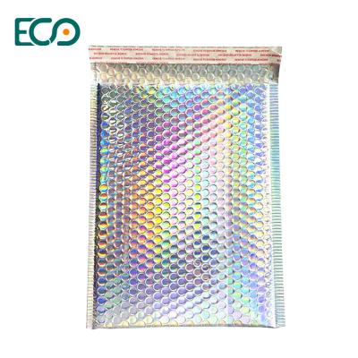 Cina Amazon Hot Sale Metalic Bubble Mailers Packaging Envelopes Bubble Polymailer for Eyelashes in vendita