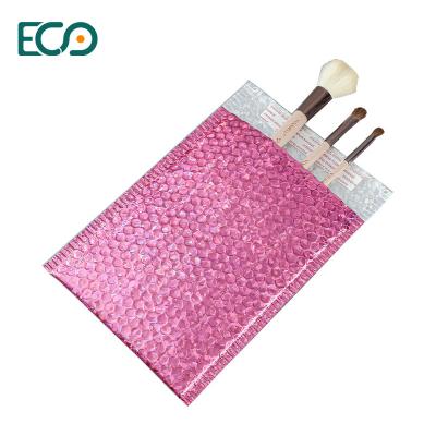 中国 New Product Custom Holographic Bubble Mailer Polymailer Shipping Bags Envelope Packaging with Stock Size 販売のため
