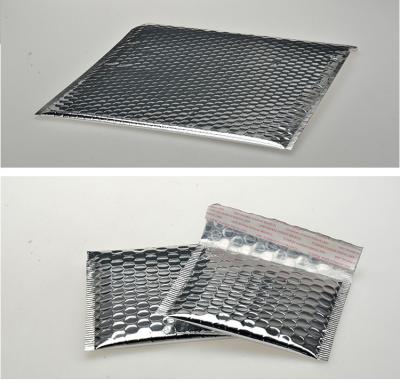China In stock in USA warehouse Custom print Aluminum bubble envelope silver bubble mailer à venda