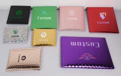 China In stock in USA warehouse Custom print Aluminum bubble envelope silver bubble mailer à venda