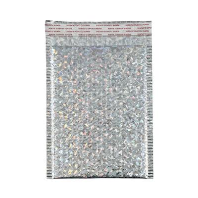 中国 A5 Glitter Metallic Holographic Bubble Mailer 6x10 Padded Envelopes with Low MOQ 販売のため
