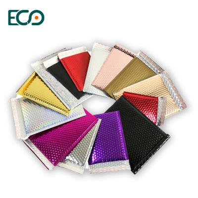 Cina Gold Matte Custom Shipping Bags Packing  Bubble Air Wrap Envelope for Clothes in vendita