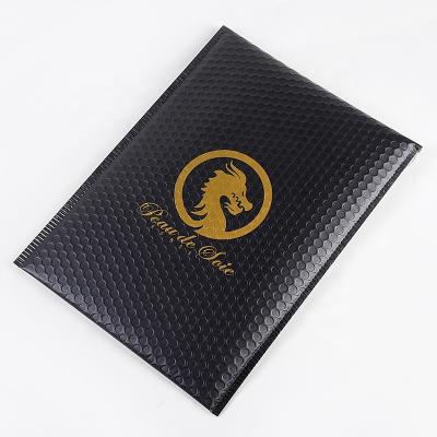Cina Gold Matte Custom Shipping Bags Packing  Bubble Air Wrap Envelope for Clothes in vendita