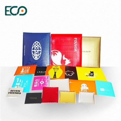 Cina Gold Matte Custom Shipping Bags Packing  Bubble Air Wrap Envelope for Clothes in vendita
