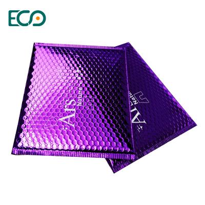 China High Quality Eco Colored Envelopes Floral Poly Mailers Button Bubble Mailers with Custom Design for sale