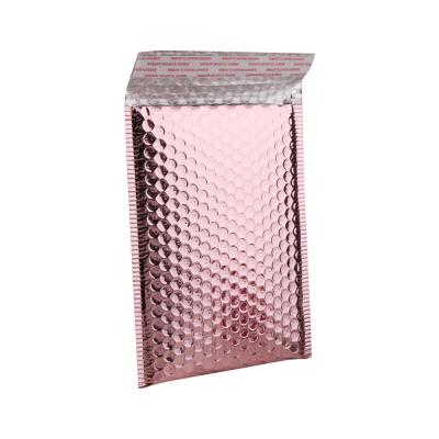 Cina Low MOQ Customized Color And Size Bubble Mailer Rose Gold Padded Envelopes Bag in vendita