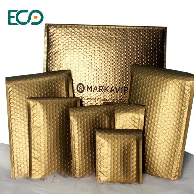 Cina Eco Friendly  Padded Aluminum Foil Brown Bubble Mailer For Shipping in vendita