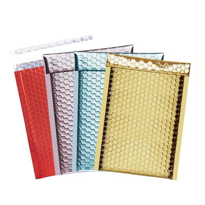 Cina Rose Gold Blue Eco Friendly Bubble Mailer For Waistband Clothing Shipping in vendita