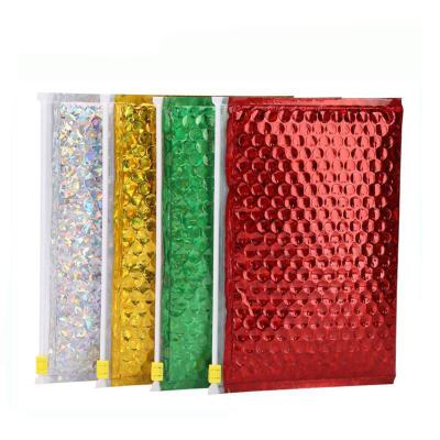 Cina OEM Packaging Eco Friendly Bubble Mailer Metalic Black Cute With Logo in vendita