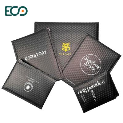 China Lightproof Ziplock Black Matte Eco Friendly Bubble Mailer Aluminum Foil Mini  For Shipping à venda