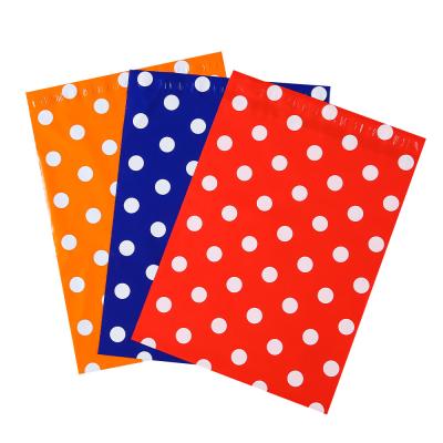Cina Custom Printing Green Big Flap Lock Courier Postage Polythene Bag Self Seal Poly Mailers 14.5x19 Mailing Bags With Logo in vendita