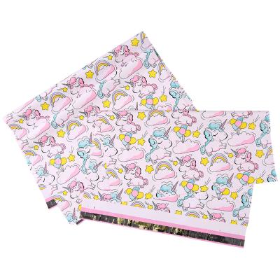 China Custom Clothing Poly Shipping Bags Pink Mailing Bag Colored Personalised Mailing Bags zu verkaufen