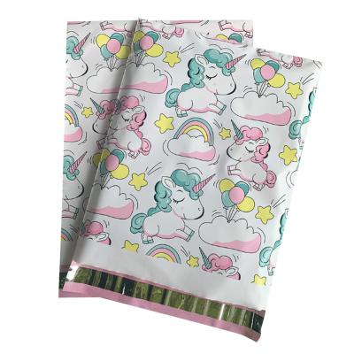 China Custom Clothing Poly Shipping Bags Pink Mailing Bag Colored Personalised Mailing Bags zu verkaufen