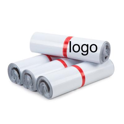 Cina Low Moq Simple White Plastic Courier Mailing Bag Book Cloth Packing Mail Bags For Shipping in vendita