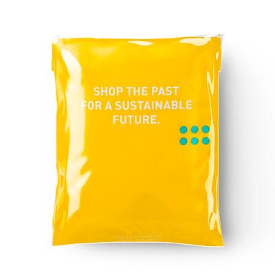 China Waterproof Small Customised Mailing Frosted Polythene Bag For Clothes With Teal for sale