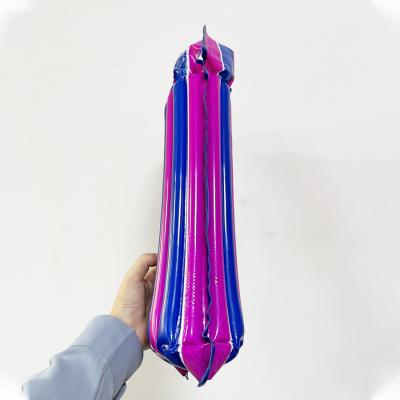 China Factory High Quality Purple Nonwoven Fabric Color Wine Air Cushion Bag Shipping Bubble Cushsion Wrap PAPE Inflatable Packaging for sale