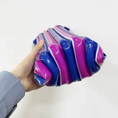 China Factory High Quality Purple Nonwoven Fabric Color Wine Air Cushion Bag Shipping Bubble Cushsion Wrap PAPE Inflatable Packaging for sale