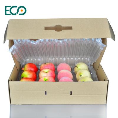 China Bubble Cushion Wrap Solo Shipping Express Packaging Colume Warp Air Pack Waterproof Protective Packaging For Fresh Fruit Te koop