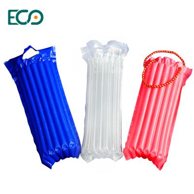China Custom Logo Design High Quality Pink Handle Wine Bag Air Column Bag Inflatable Wine Bag with Various Colors for sale