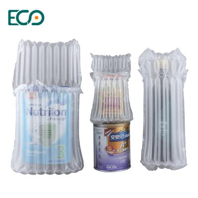 China Shockproof Recycle  Air Bubble Bag Wrap Bags Pouches Inflatable Column Laptop for Tv Laptop Computer Packing for sale