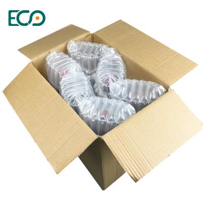 Cina Fast Shipping High Quality 6 Connection PAPE Wine Protective Packaging Air Cushion Bag For Wine Bottle in vendita