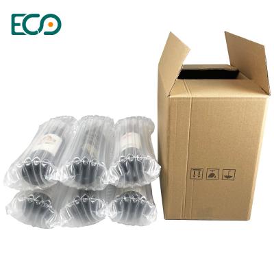Cina Fast Shipping High Quality 6 Connection PAPE Wine Protective Packaging Air Cushion Bag For Wine Bottle in vendita