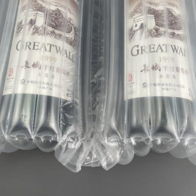 China Ready To Ship In Stick Size 750ml Wine Shipping Wrap Air Column Bag Packaging with Factory Price à venda
