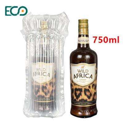 Cina 750ml Champagne Bag 4 Connection Air Column Bag PAPE Material Air Wrap Wine Bottle Protector in vendita