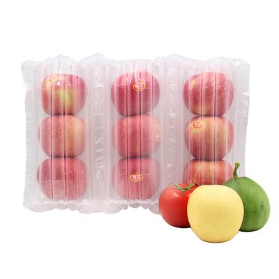 China Recyclable Air Column Inflation Bag Transparent Air Wrap Shockproof Wine Bag Bubble Air Wrap Packaging Material For Wine Bottle for sale