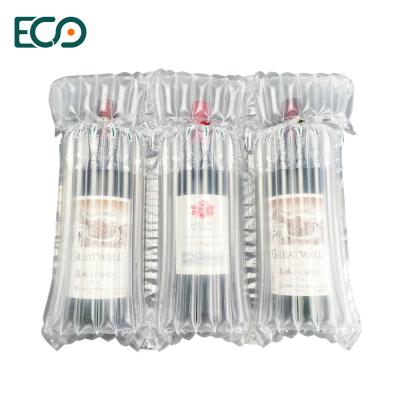China Fast Air Intake Filling Plastic Packaging Air Cushion Wrap Wine Bubble Bag Air Bags For Packing Wine à venda