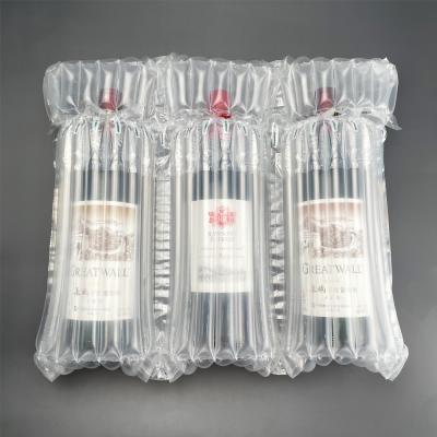 Cina Thickness Transparent Shock-proof Air Bubble Bag Wrap Inflate Bag Packaging Wine Air Bag with Fast Shipping in vendita