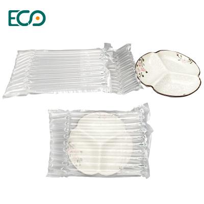 Cina Fragile Articles Air Cushion Bag Protect Shockproof Transparent Plastic Bubble Packaging For Plate in vendita