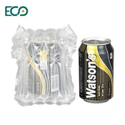 China Bubble Bag Filling Air Protective Fragile Bottle Glass Air Column Packaging For Beverage Drink for sale