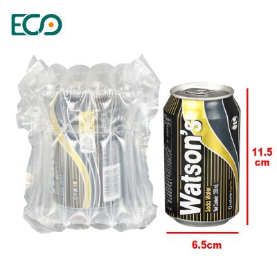 China Bubble Bag Filling Air Protective Fragile Bottle Glass Air Column Packaging For Beverage Drink for sale
